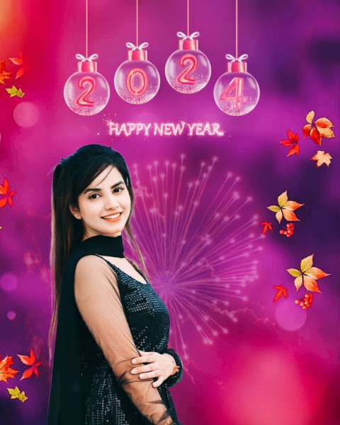 🔥2000 Happy New Year 2024 Cb Photo Editing Girl Free Background ...