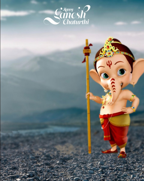 🔥Bal Ganesh Chaturthi CB Background For Editing New Img | PngBackground