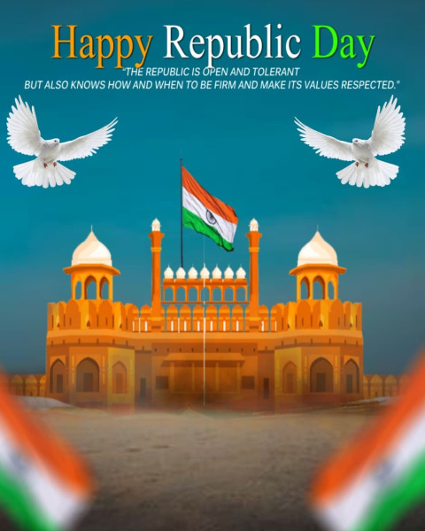🔥Beautiful Latest Happy Republic Day CB Background Free | PngBackground