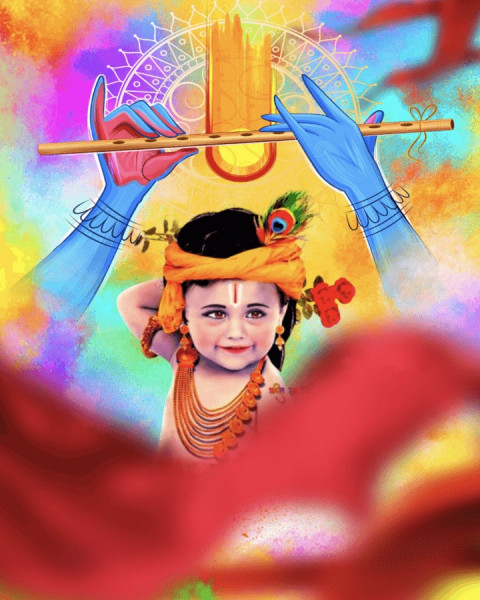 🔥Best Krishna Janmashtami Editing Background Full HD Free | PngBackground