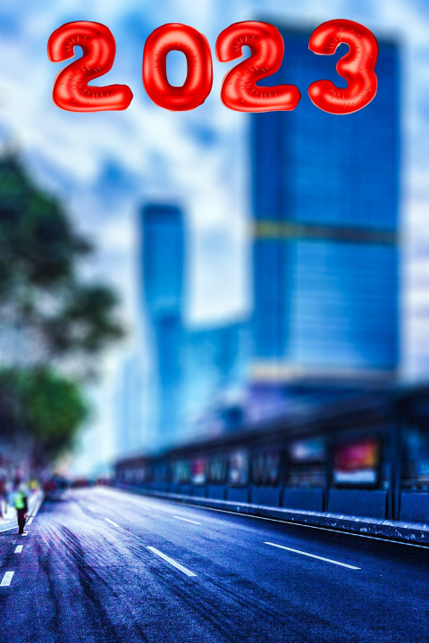 🔥Blur Road Happy Near Year 2023 Editing Background HD | PngBackground