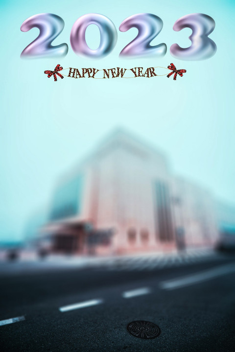 🔥Blur Road Happy Near Year 2023 Editing Background HD New | PngBackground