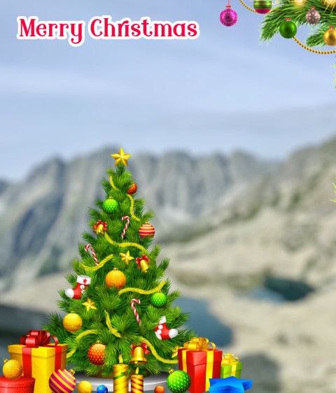 🔥Christmas Tree Free Wallpaper Stock For Editing HD Background ...