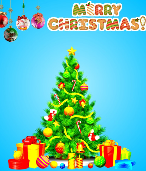 🔥Christmas Tree Images Download For Photo Editing Background HD ...