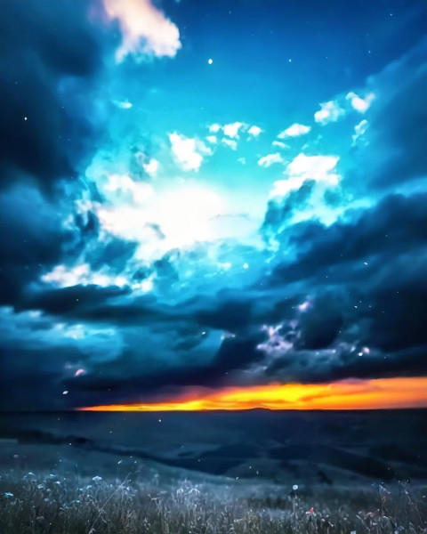 🔥Creative Blue Sky Background For Image Editing | PngBackground
