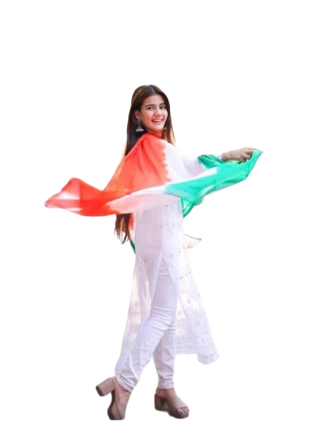 🔥Dance Girl PNG 26 January Colorful Dupatta transparent | PngBackground