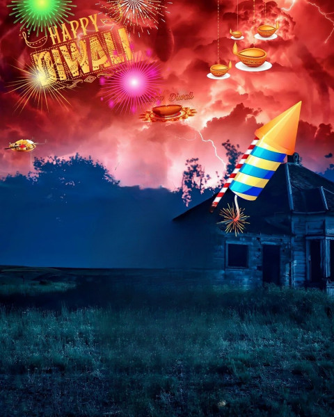 🔥Diwali Rocket Photo Editing Background Hd Diwali Images | PngBackground
