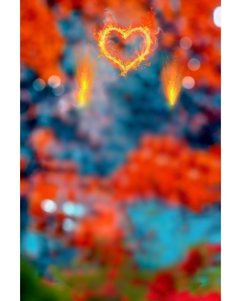 🔥Fire Heart CB Editing Full HD New Background | PngBackground