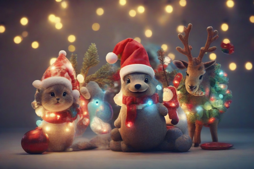 🔥Funny Christmas illuminated Celebration Background For Photo Editing ...