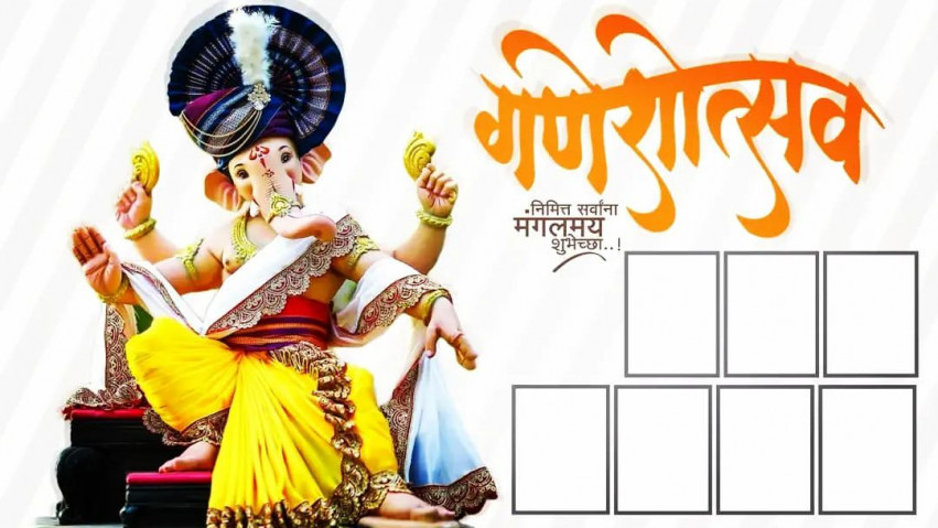 🔥Ganpati Bappa Banner Editing Background For Photoshop | PngBackground