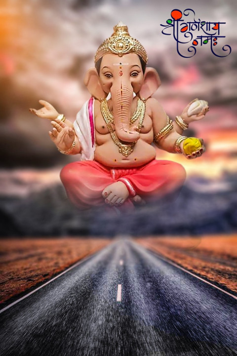 🔥Ganpati Bappa Marathi Banner Editing HD Background Download New ...