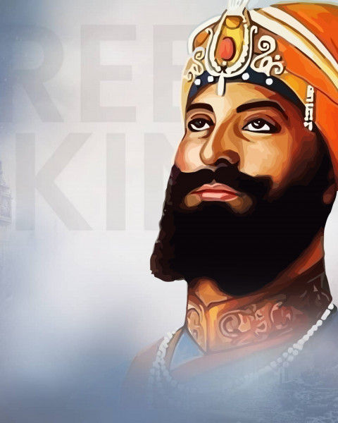 🔥Guru Govind Singh Jayanti Editing Background Full HD Pic | PngBackground