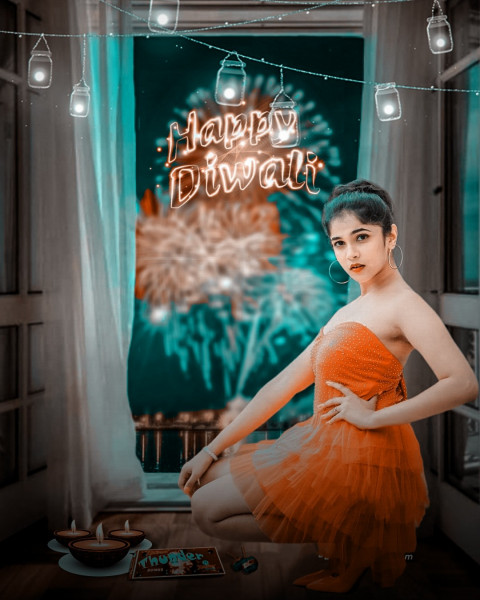 🔥Happy Deepawali CB EDiting Background With Girls | PngBackground
