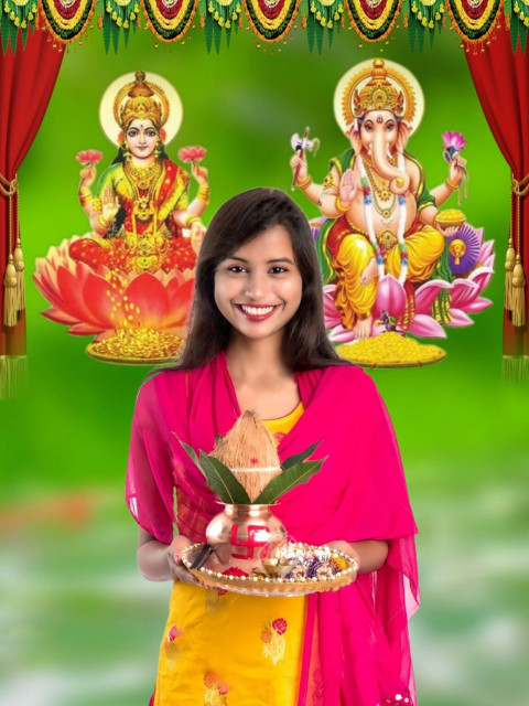 🔥Happy Lakshmi Puja Deepawali CB Background HD Download | PngBackground