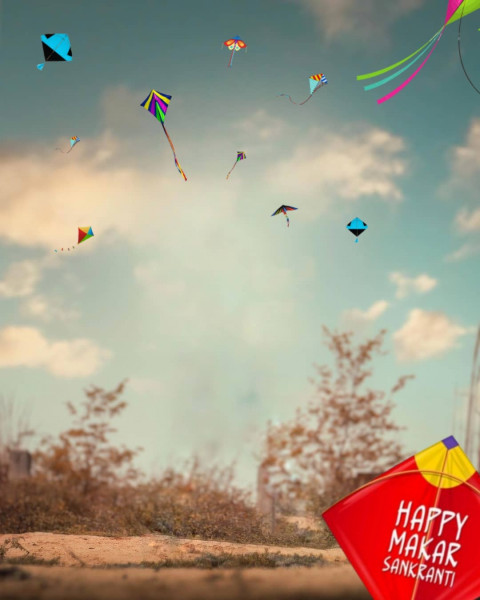 🔥Happy Makar Sankranti Photo Editing Background | PngBackground
