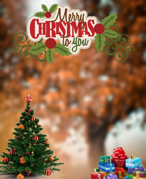 🔥Happy Merry Christmas Day Photo Editing Tree Background | PngBackground