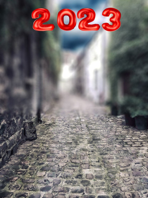 🔥Happy Near Year 2023 Highway Road Background HD | PngBackground