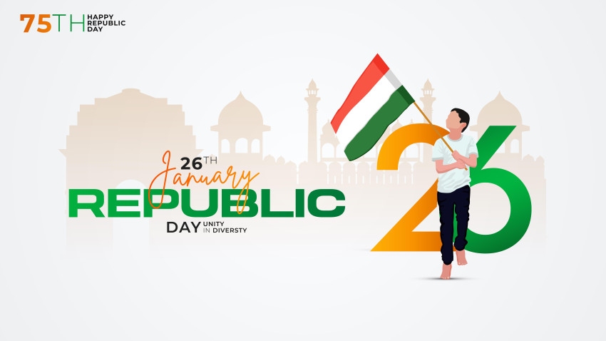 🔥Hd Background For 76th Republic Day Poster Free Download | PngBackground