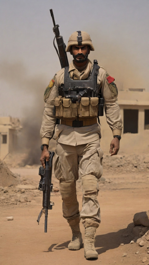 🔥High Quality war zone fauji With Gun Wallapper For mobile | PngBackground