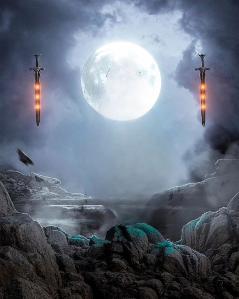 🔥Instagram Viral Editing Sword Moon Background Images HD | PngBackground