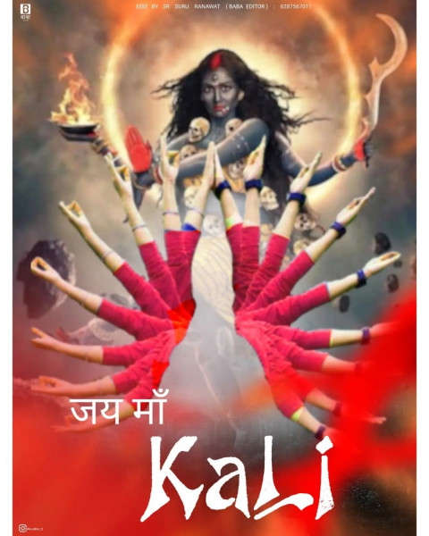 🔥Kali Maa PicsArt HD CB Background For Photo Editing | PngBackground