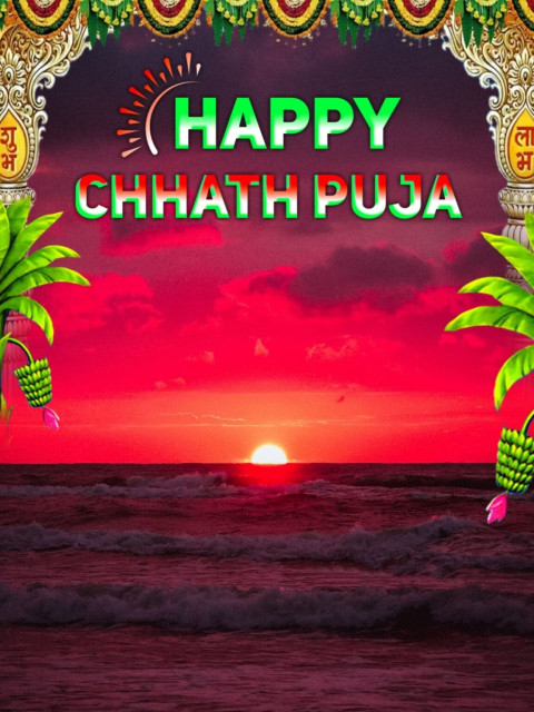 🔥Latest Chhath Puja poster CB Full HD Background Download | PngBackground