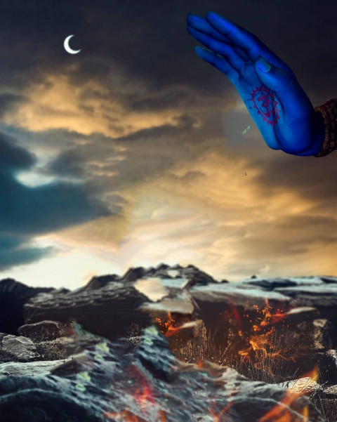 🔥Mahadev Hand Editing Background HD | PngBackground