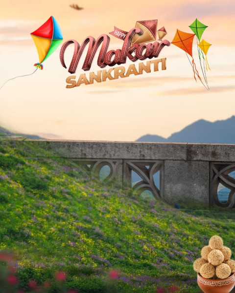 🔥Makar Sankranti Editing Photoshop Background | PngBackground
