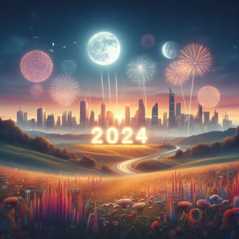 🔥New Year Background 2024 Wishes Images Download Free Full HD ...