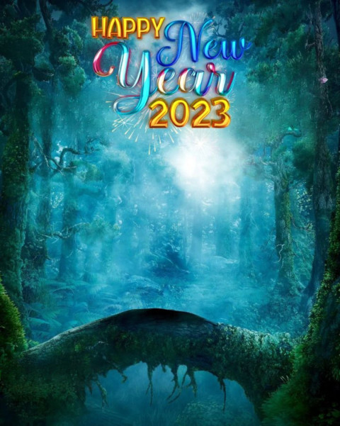 🔥New Year Photoshop 2023 HD Background | PngBackground