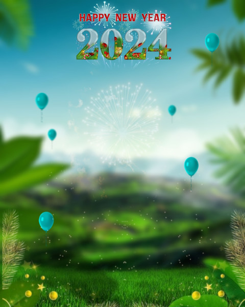 🔥Photoshop Happy New Year 2024 Wallpapers For Editing Backgrounds ...