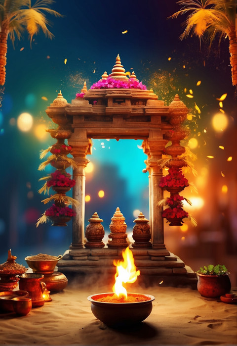 🔥Pongal Background Decoration Wallpaper CB Editing Royal | PngBackground