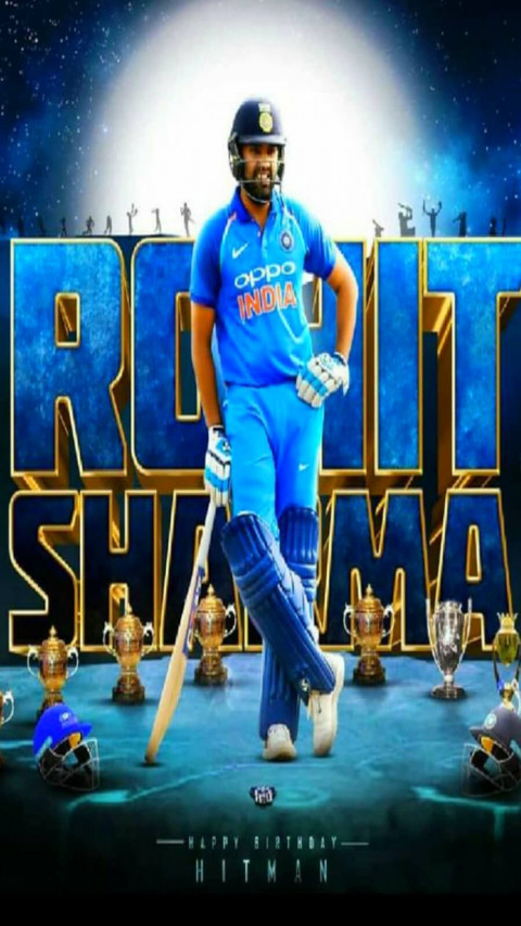 🔥Rohit Sharma IPL Mumbai Indians Wallpaper Download Full HD | PngBackground