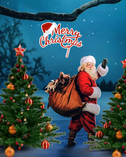 🔥Santa Claus Christmas Photo Editing New CB Backgrounds | PngBackground