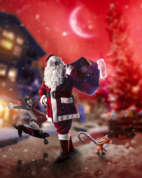 Santa Claus Hd Editing Background For Photoshop | PngBackground