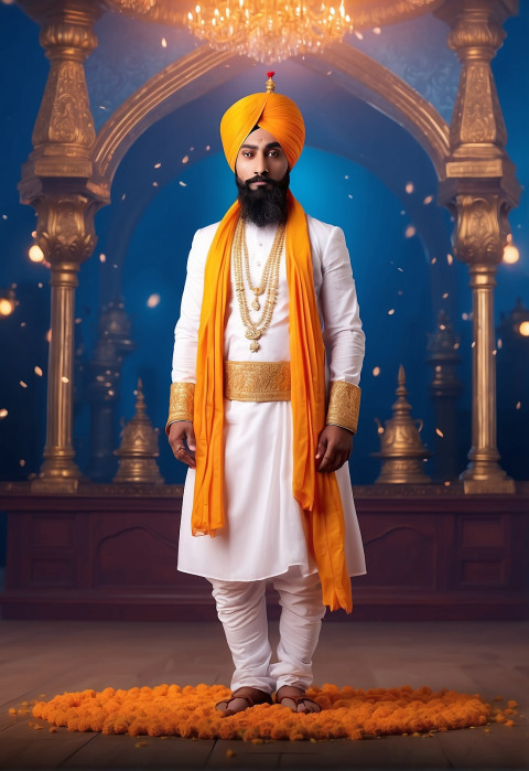 🔥Sikh Guru Govind Singh Full Body Images Editing Background CB Pic ...