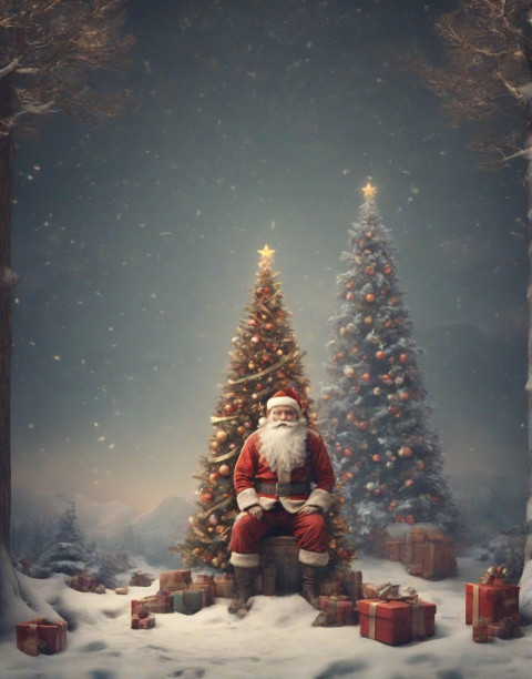 🔥Christmas Editing Background Tree Images For CB Editing RainDeer Photo ...