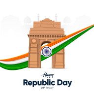 🔥Creative 76th Republic Day Poster Design Edit Photo | PngBackground