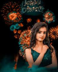 🔥Happy Deepawali PicsArt CB Background with Girls | PngBackground