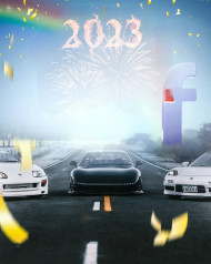 🔥Happy Near Year 2023 Background HD For Car Editing Pic | PngBackground